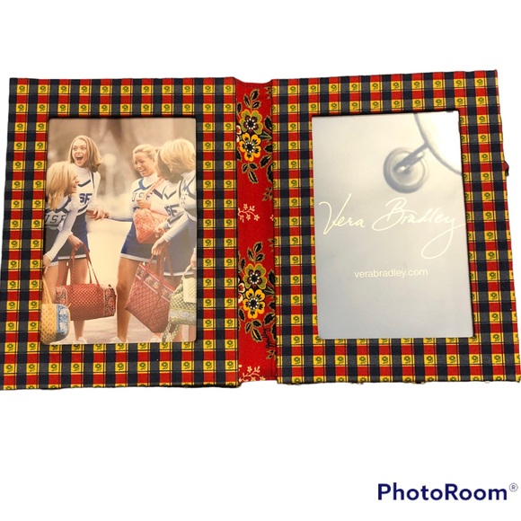 Vera Bradley | Accents | New Vera Bradley 4x6 Double Picture Frame In ...